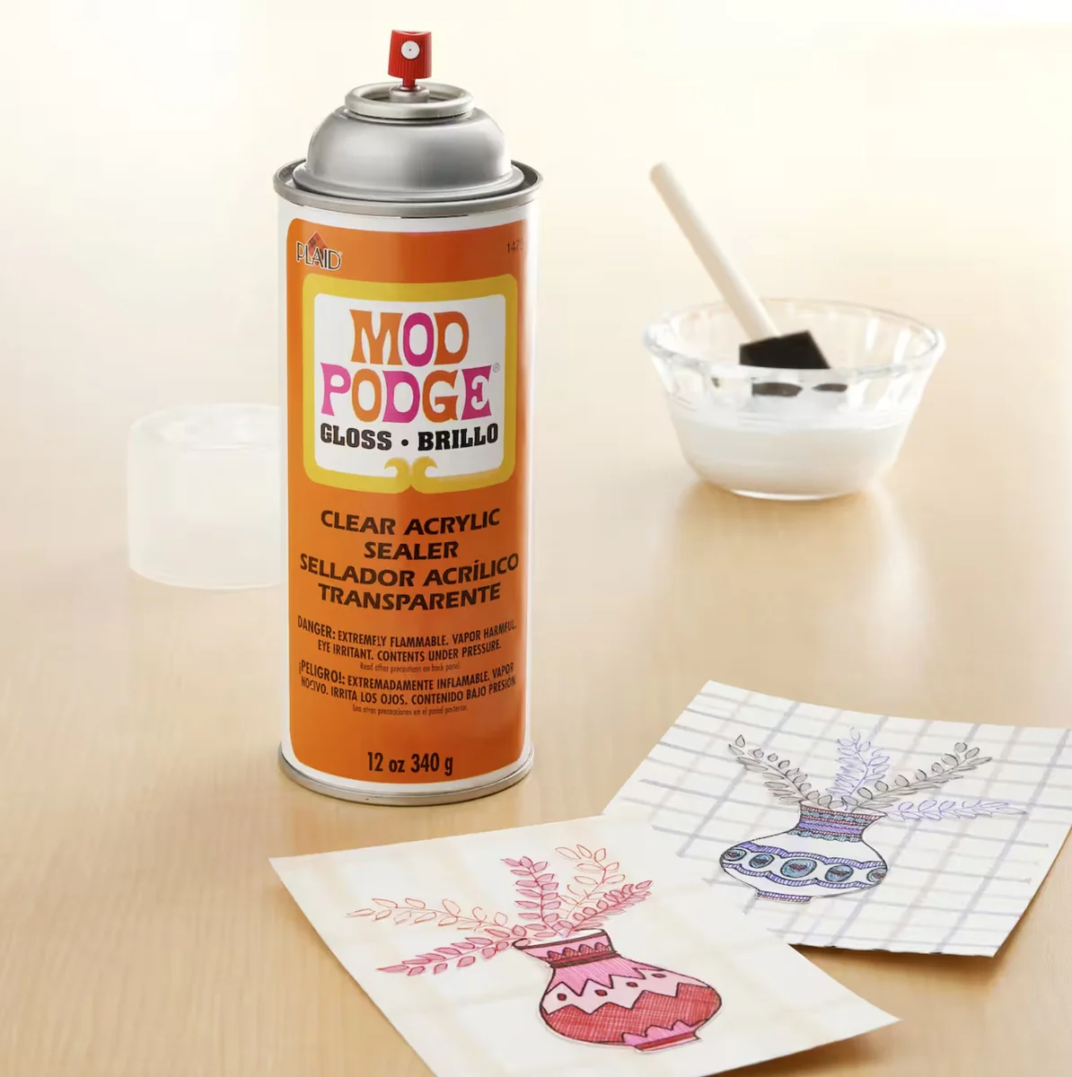 Mod Podge Spray Acrylic Sealer - Clear Protective Coating Guide - Mod Podge